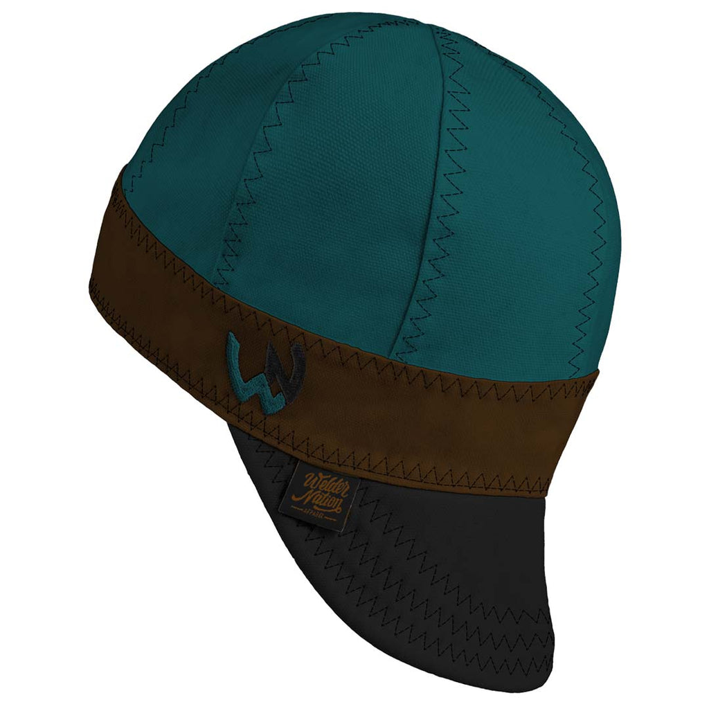 Shop WelderNation The Remington Tan/Black/Orange Welding Beanie ...