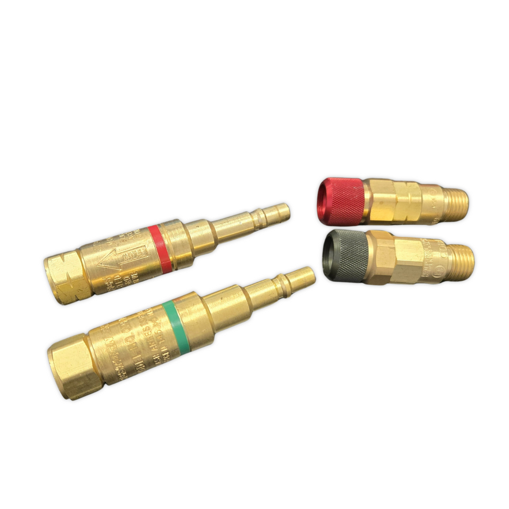 Shop Oxy-Fuel Torch to Hose Quick Connect Set C/W Flashback Arrestors ...