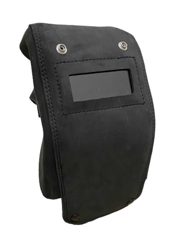 Shop Outlaw Leather - Pocket Welding Hood (Black) | Canada Welding Supply